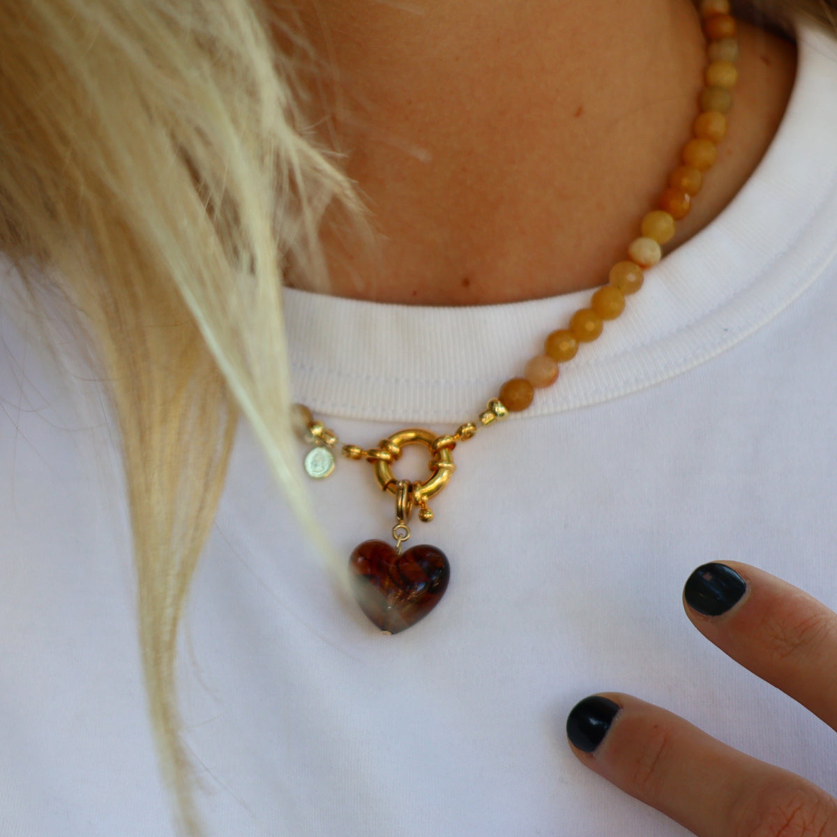 Anna Heart Necklace – LouLu